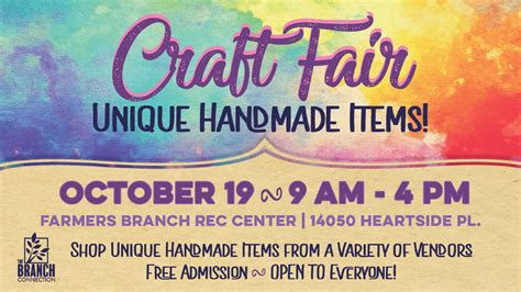 Farmers Branch Craft Fair Dfw Craft Shows