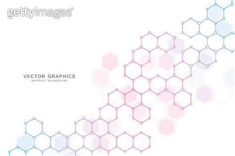 Abstract Science Background With Hexagons And Molecules 이미지 927335028 게티이미지뱅크