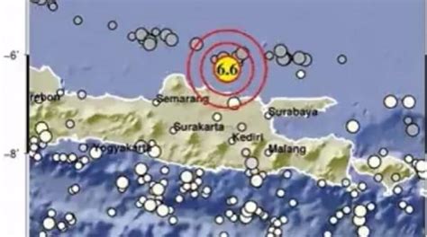 Gempa M 66 Guncang Tuban Terasa Hingga Jember Warga Keluar Rumah