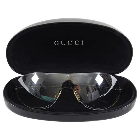 Gucci Vintage 2001 Tom Ford Kate Moss Clear Runway Sunglasses For Sale