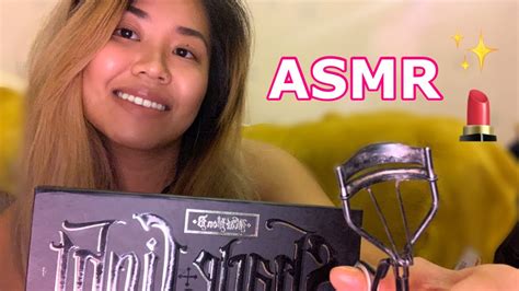 Asmr Makeup Triggers 💄 Tapping Lid Sounds Scratching Sprays Youtube
