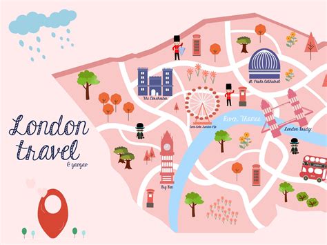 【旅行】伦敦地图小太阳的姚姚姚 站酷zcool