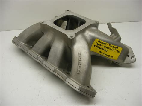 Ported Drag Race Dodge Mopar R5 P7 Alum Intake 1 680 2 360 6 5 Tall