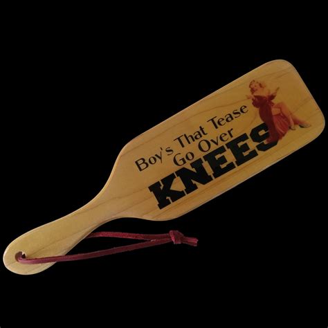 Maple Wood Spanking Paddle 13 34 X3 12 X 12 Boys That Tease Go Over