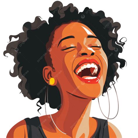Laughing Black Woman Emoji