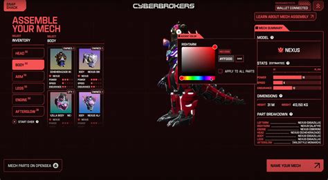 Cyberbrokers Meet Your Mech Mech Assembly Is Live🦾