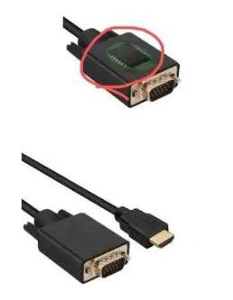 CABO CONVERSOR HDMI MACHO PARA VGA MACHO M CHIP Recifetronic