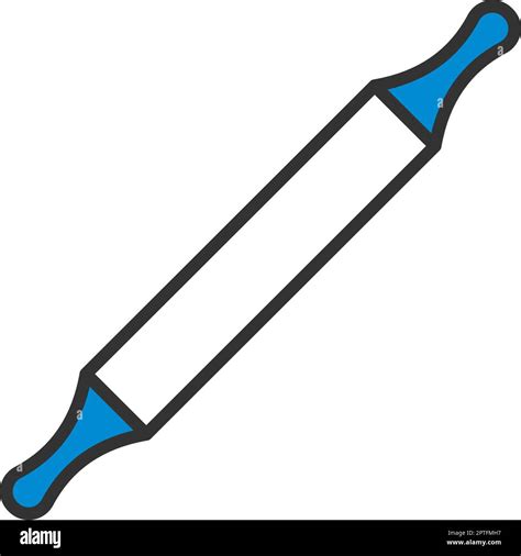 Bakery Pin Roll Icon Stock Vector Image And Art Alamy