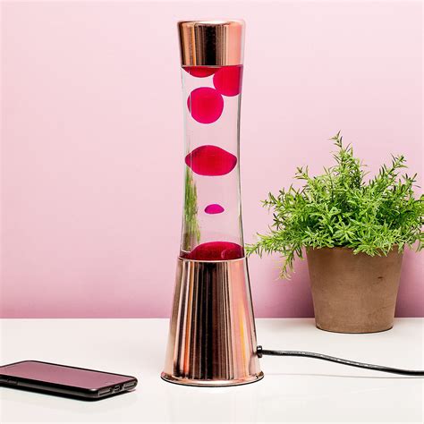 Lavalamp Koper Met Roze Lava Van Fisura Bestel Je Online Bij