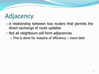 Shubham Ppt On Ospf And Framerelay PPTX Computer Networking Computing