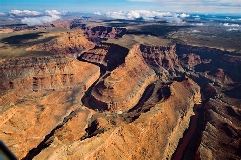 Aerial Images Above Marble Canyon After A Storm Grand Canyon