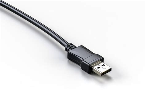 Premium Ai Image Tech Link Embracing Connectivity With A Usb Wire