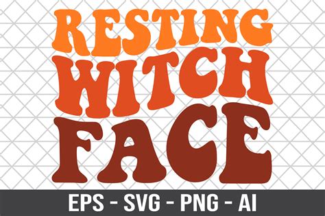 Resting Witch Face Svg Graphic By Craftking · Creative Fabrica