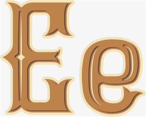 E字母卡通图片 千图网