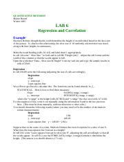 Regression And Correlation Analyzing The Relationship Between Course