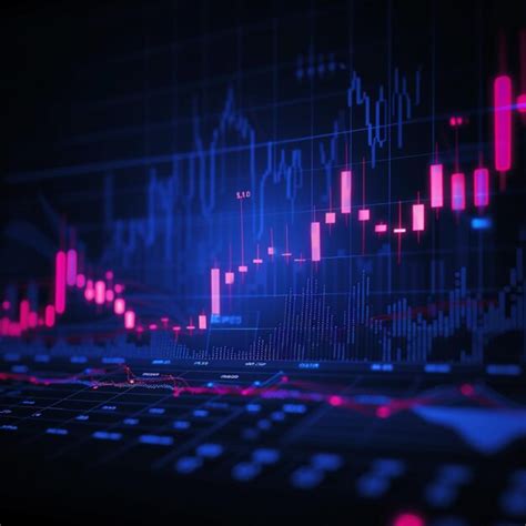 Premium Photo Market Dynamics Candlestick Graph Chart Stock Market