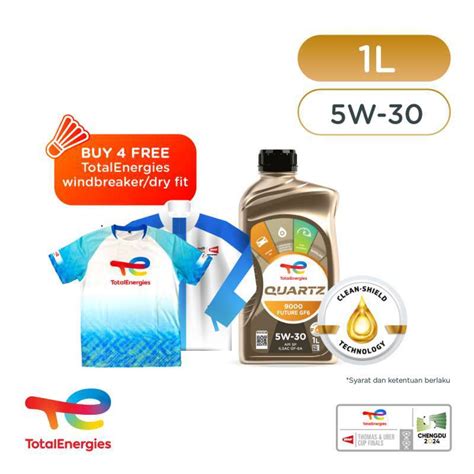 Promo Totalenergies Promo Badminton Total Quartz 9000 Future 5w 30 Sp