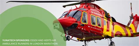 Yunatech Sponsors Essex And Herts Air Ambulance Runners In London