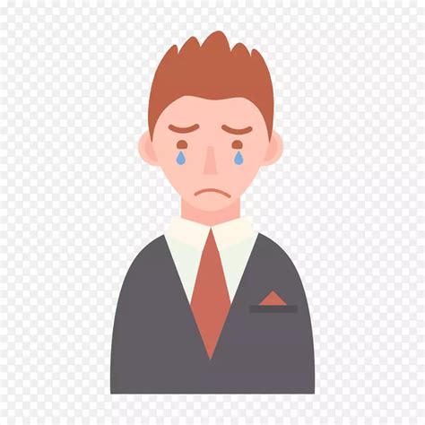 卡通版哭泣的男子png图片素材下载图片编号ybblbjxy 免抠素材网