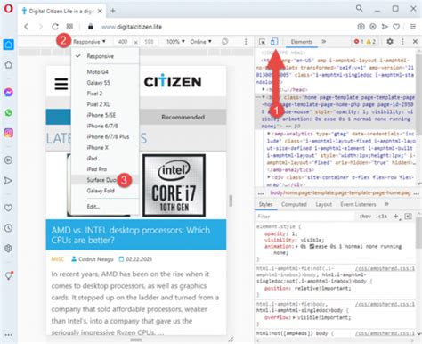 How To Use The Mobile Browser Emulator In Chrome Firefox Edge Opera