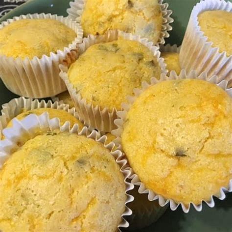 Spicy Cornbread Mini Muffins Recipe