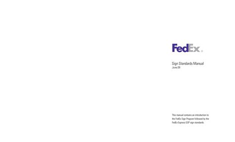 Fedex Branding Style Guides