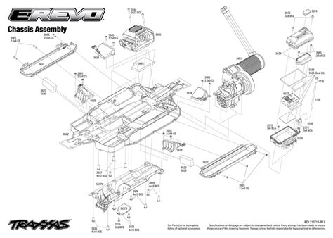 Traxxas E Revo Vxl Brushless Parts Exploded View 86086 4 — Adventure