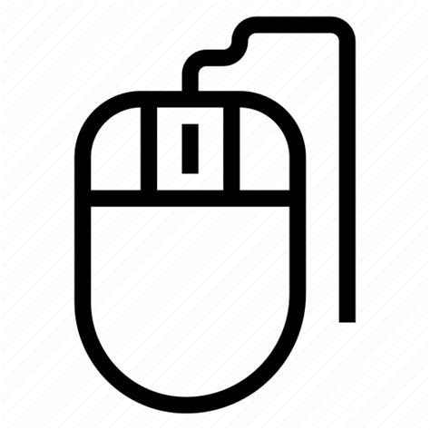 Click Computer Cursor Device Mouse Rat Whitemouse Icon
