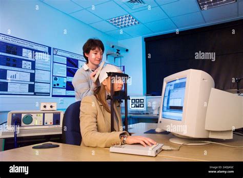 Brain Mapping Woman Undergoing Image Guided Transcranial Magnetic