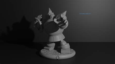 Fichier STL Modèle d impression 3D du pokémon Golurk Objet pour