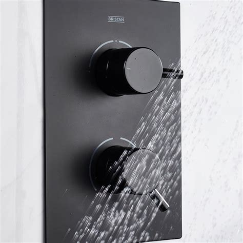 Bristan Apelo Concealed Dual Control Shower Pack Black