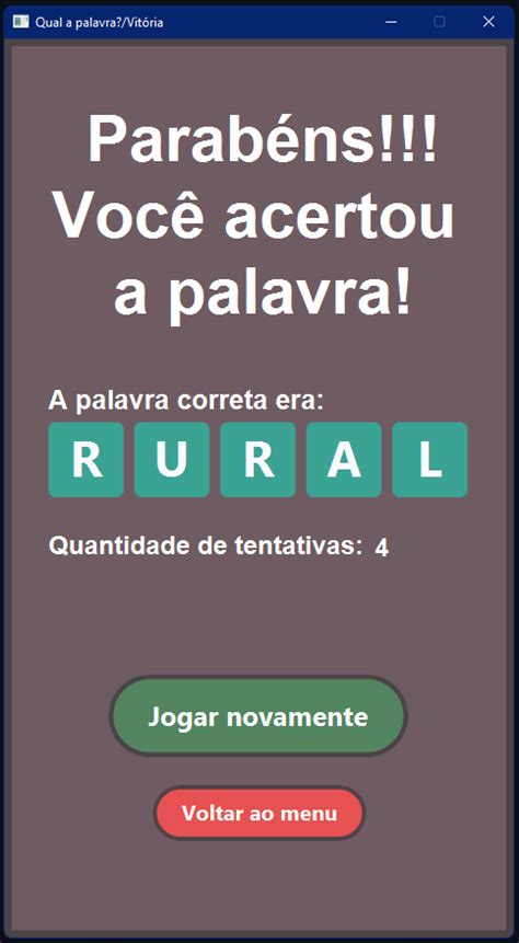 Github Rafaelmunizzjogopalavras Jogo Desktop Desenvolvido Em Java E Fxml Com Banco De Dados
