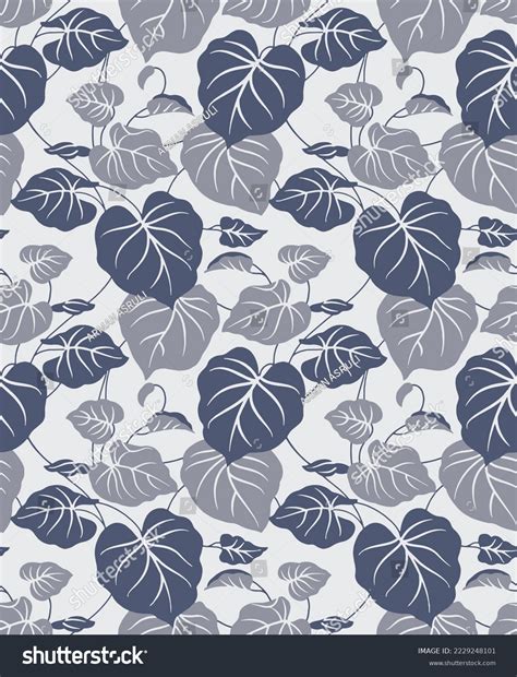 Textile Design Cute Leaf Pattern Image Stock Vector Royalty Free