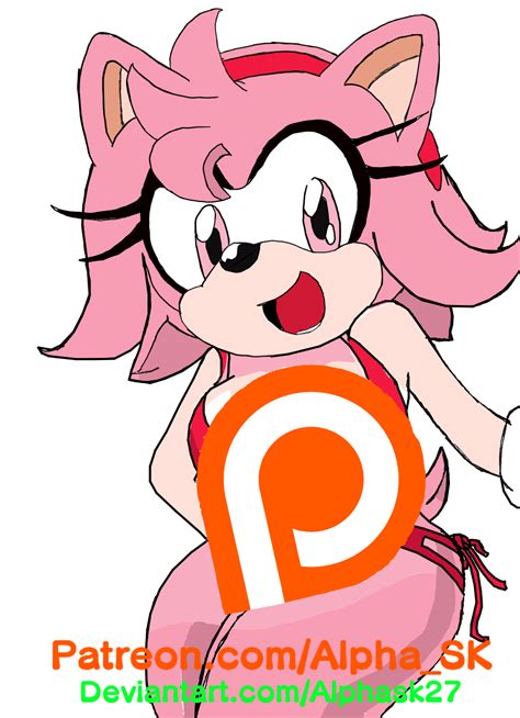 Amy Rose Bikini Wear By Alphask27 On Deviantart