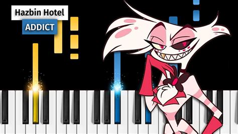 Hazbin Hotel Addict Piano Tutorial Youtube