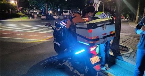 대전시청 주변서 오토바이 불법행위 8건 적발
