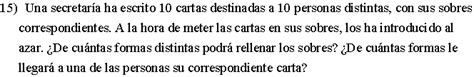 Ejercicios Y Problemas De Combinatoria Problemas Resueltos De Permutaciones Variaciones Y