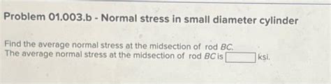 Solved Required Information Problem An Axially Chegg