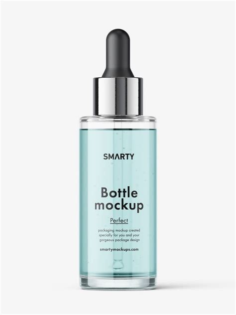 Clear Dropper Bottle Mockup Smarty Mockups