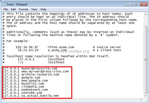 How To Reset HOSTS File To Default Values WinTips Org