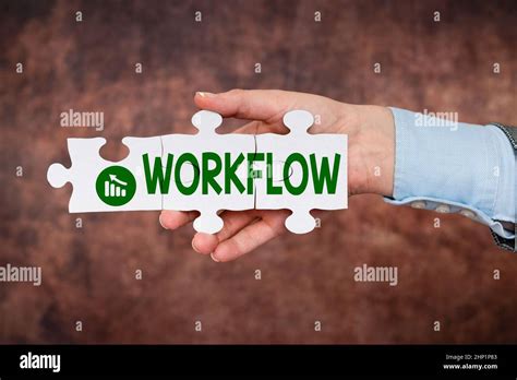 Conceptual Display Workflow Business Approach Series Of Activities Or