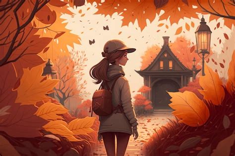 Premium Photo Autumn Vibes Background