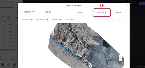 export drill plan as landxml file strayos