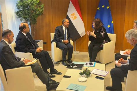 وزير الخارجية التعاون بين مصر والاتحاد الأوروبي أمر حيوي لتحقيق
