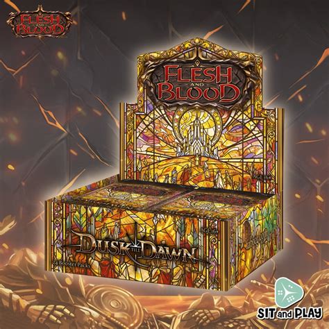 Flesh and Blood TCG Dusk till Dawn Booster Box การดเกมเฟลชแอนดบ