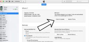 Update Your IPhone Software In ITunes UpPhone