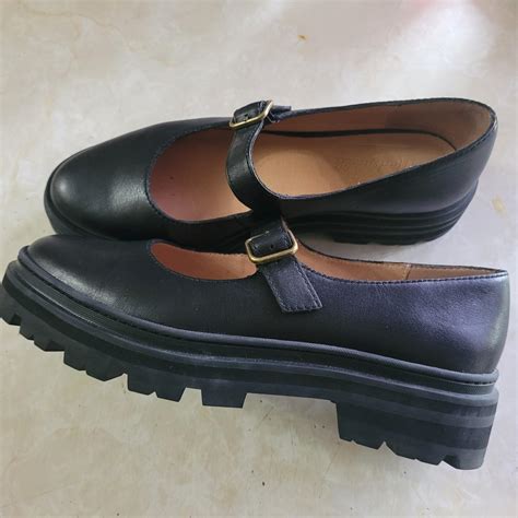 The Freya Platform Lugsole Mary Jane Sleek And Depop