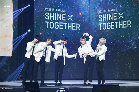 Txt 2021 Fanlive Shine X Together Behind（图楼） 哔哩哔哩