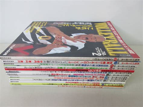 【やや傷や汚れあり】月刊 バレーボール 1995年 13冊セット（2～5、7～12月号 5月増刊、11月増刊、12月増刊） 棚に の落札