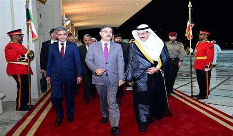 Caretaker Prime Minister Anwar Haq Kakar Arrived In Kuwait From Uae